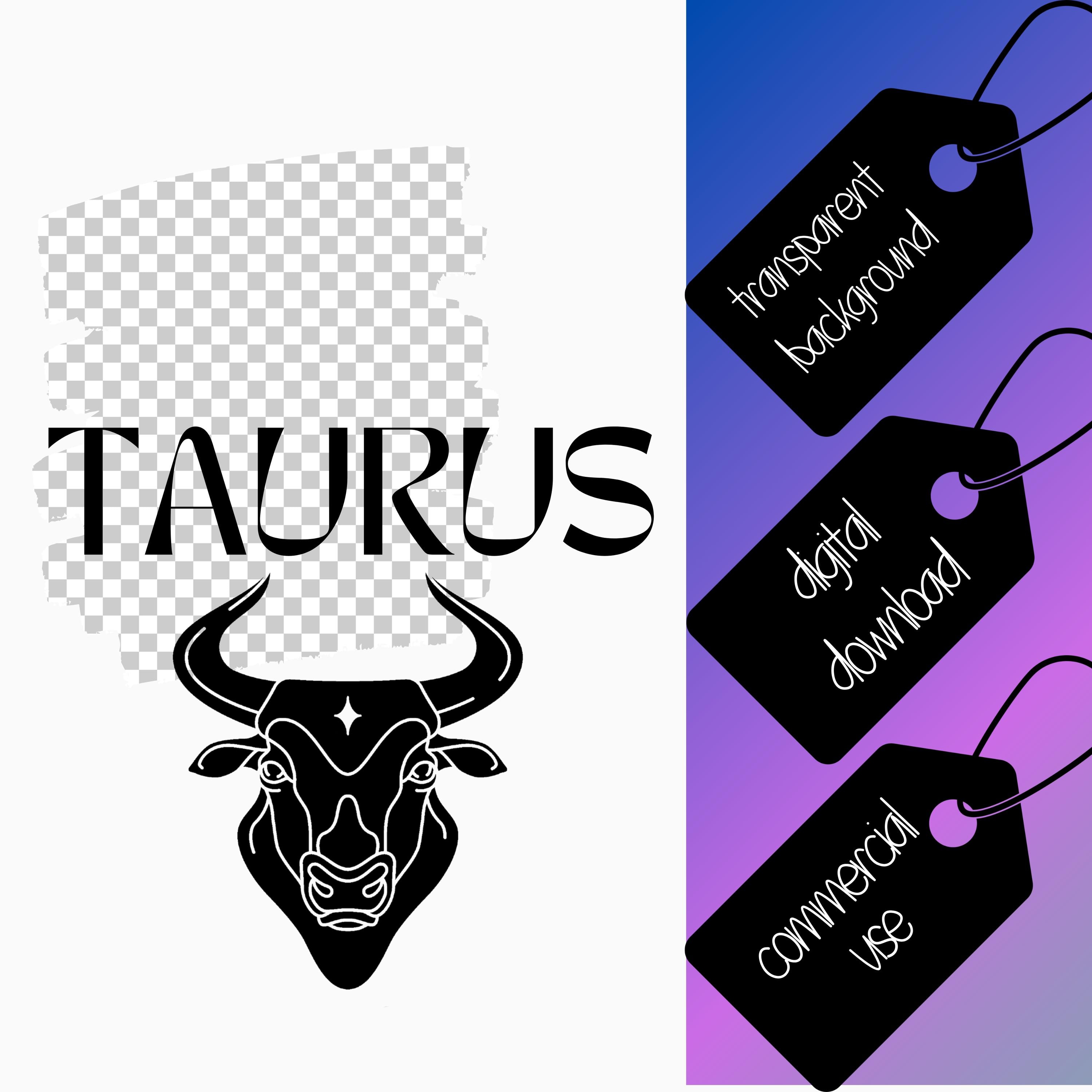 Taurus Png, Zodiac Png, Horoscope Png, Print File, Shirt Png, Digital ...