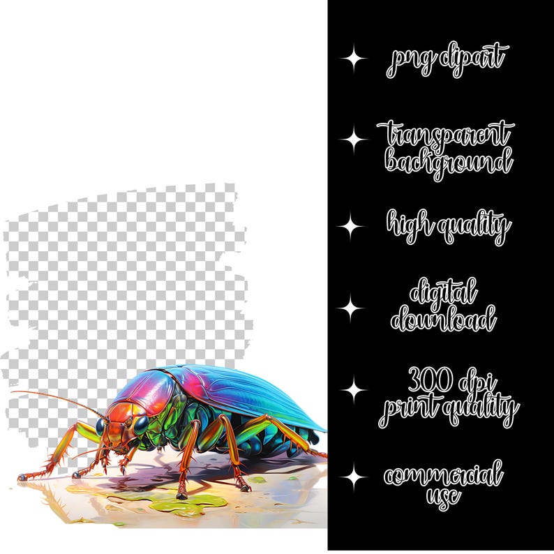 Neon Cockroaches, Clipart Cockroaches, Paper Crafts, Junk Journal ...