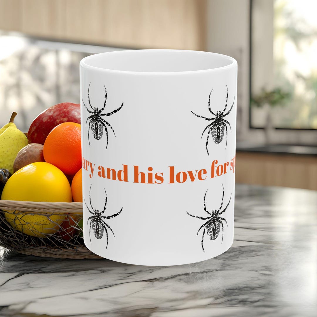 Spider Mug | Creepy-crawly Insect Design | Halloween Coffee Cup | Tick ...