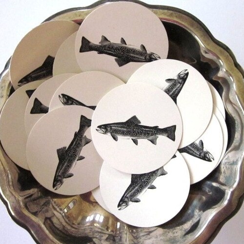 Alligator Tags Round Gift Tags Set of 10 - Etsy