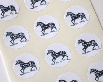 Zebra Stickers | Etsy