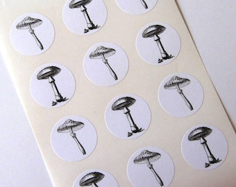 Child Silhouette Stickers One Inch Round Seals - Etsy