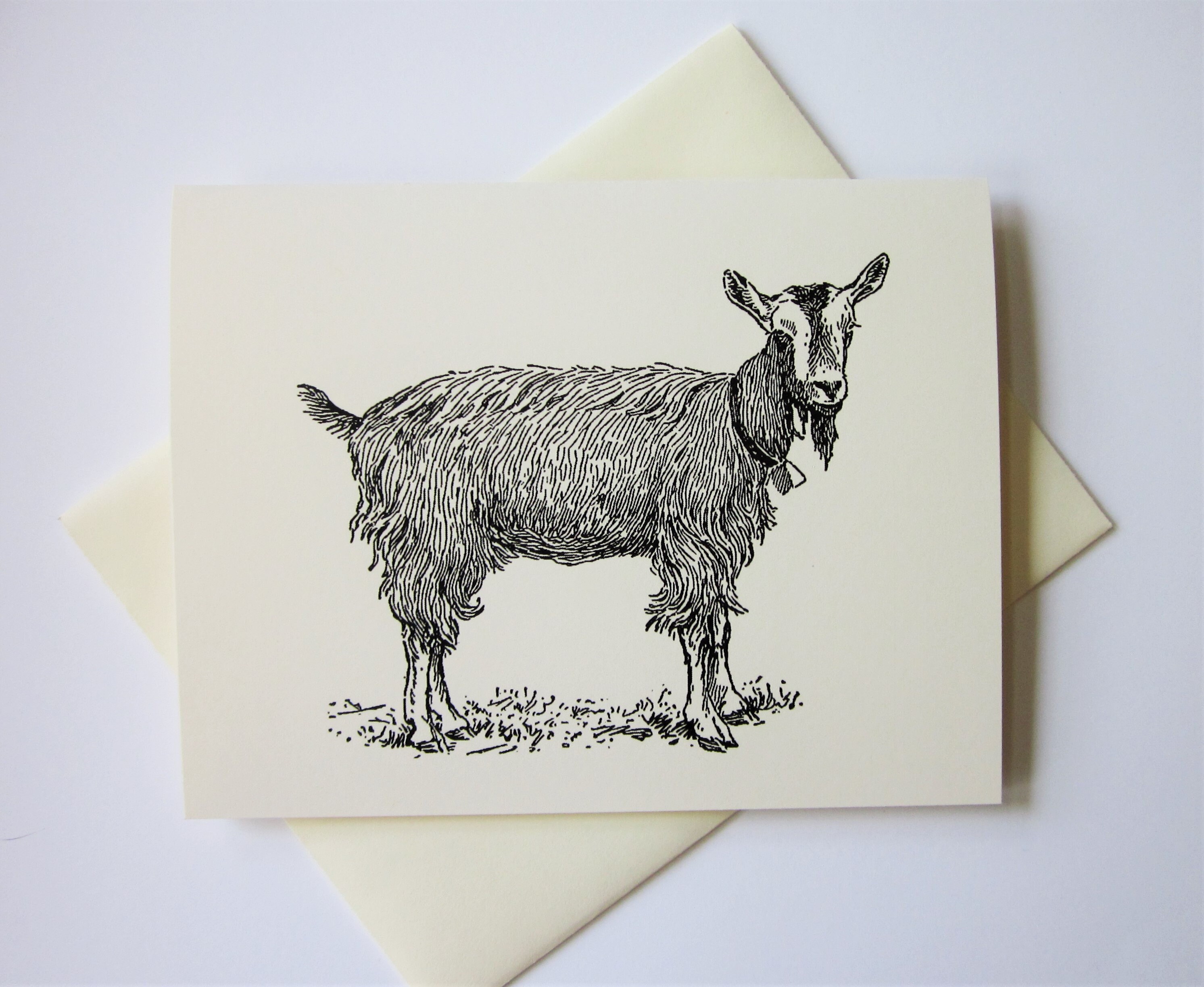 Goat Note Cards Stationery Set of 10 Cards | Etsy