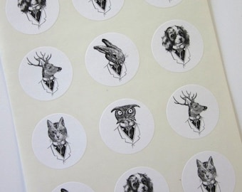 Shakespeare Stickers One Inch Round Seals - Etsy