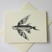 Flying Fish Note Cards Stationery Set of 10 Cards in White or Light ...