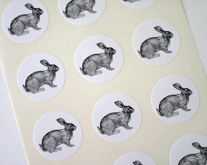 Moose Stickers One Inch Round Seals - Etsy