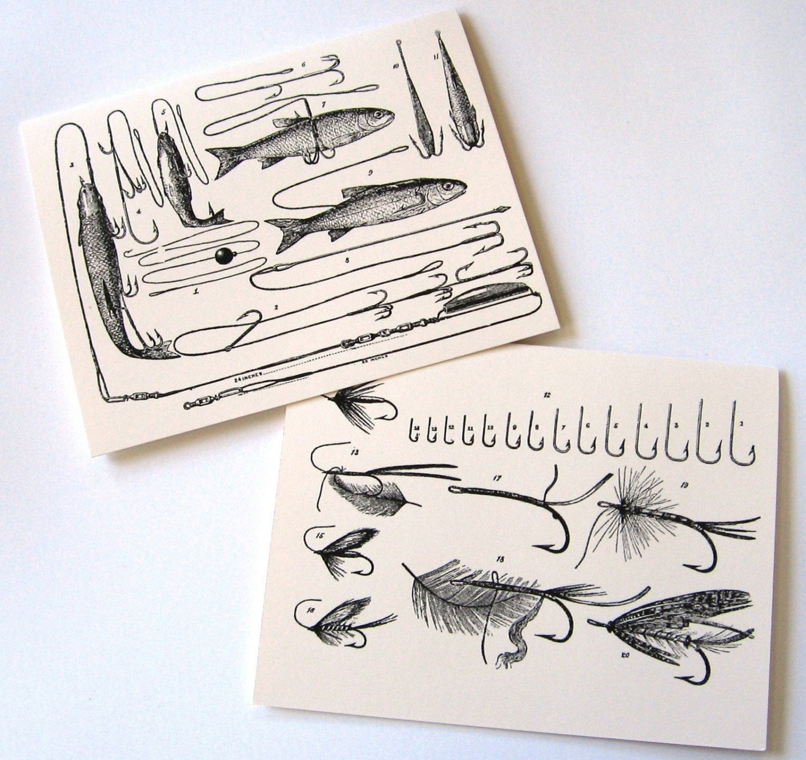 Fly Fishing Note Cards Set of 10 With Matching Envelopes | Etsy