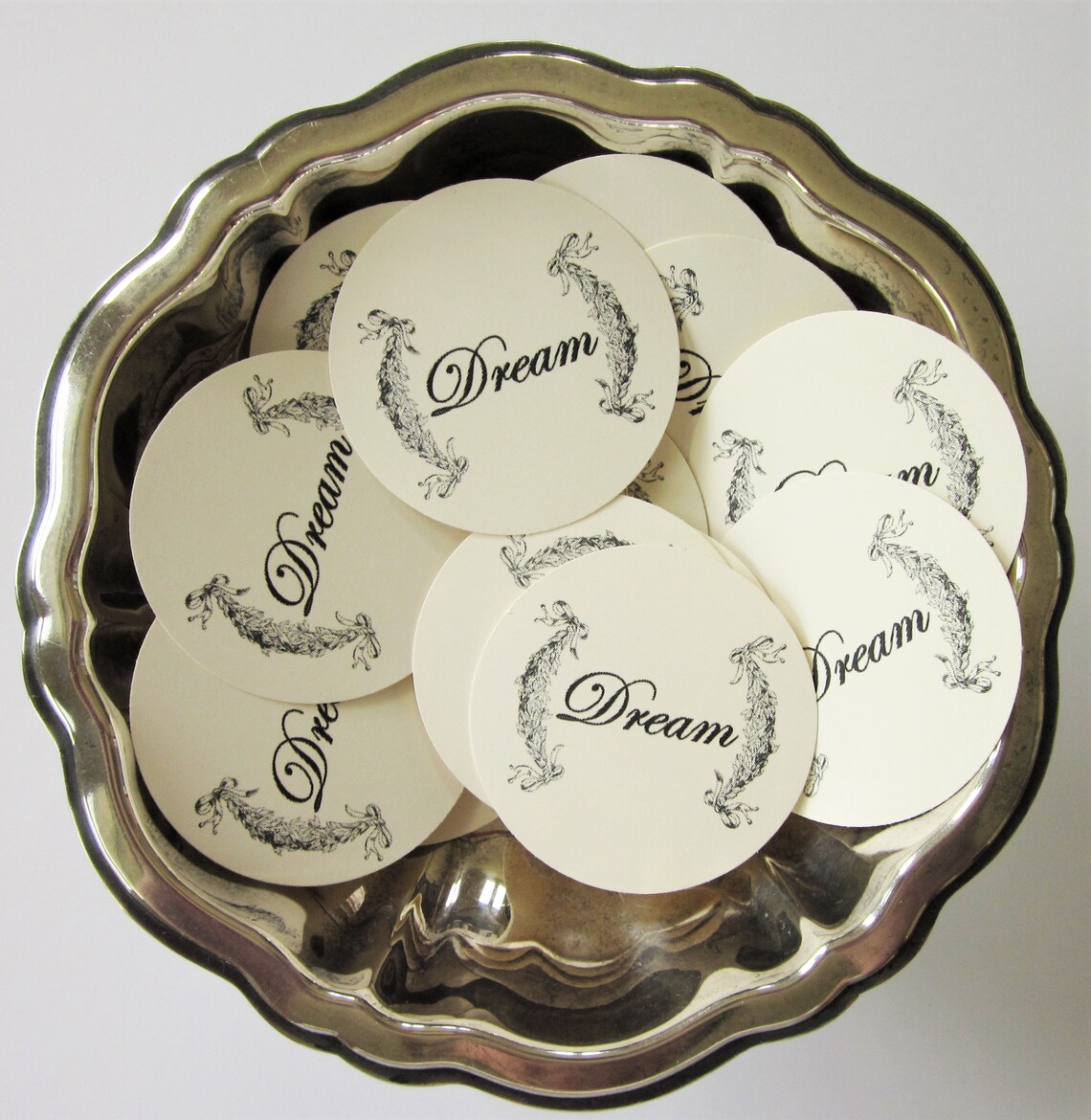 Dream Sign Tags Round Gift Tags Set of 10 - Etsy