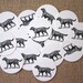 Black Labrador Retriever Dog Tags Round Paper Gift Tags Set of 10 - Etsy