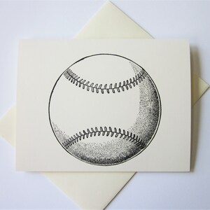 Baseball Note Cards Set of 10 With Matching Envelopes - Etsy