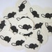 Mouse Rat Tags Round Gift Tags Set of 10 - Etsy