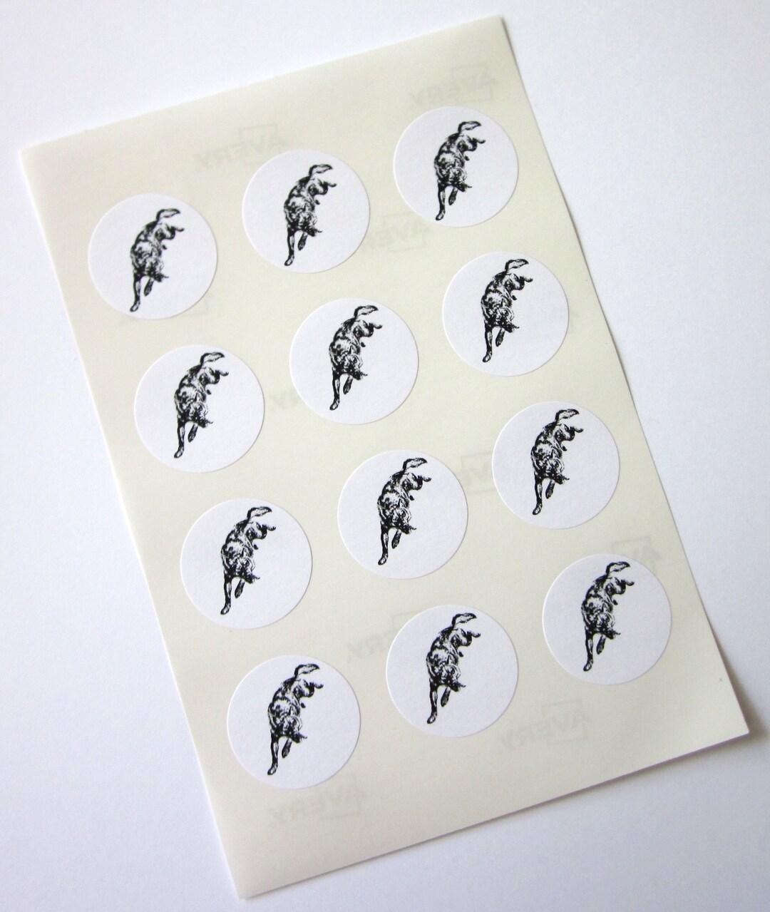 Wolf Wolves Stickers One Inch Round Seals - Etsy
