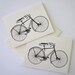 Bicycle Note Cards Stationery Set of 10 Cards - Etsy