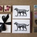 Black Labrador Retriever Dog Note Cards Stationery Set of 10 Cards in ...
