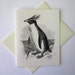 Penguin Note Cards Stationery Set of 10 Cards - Etsy
