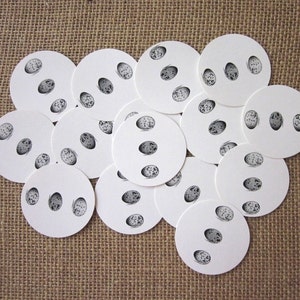 Egg Tags Round Paper Gift Tags Set of 10 - Etsy