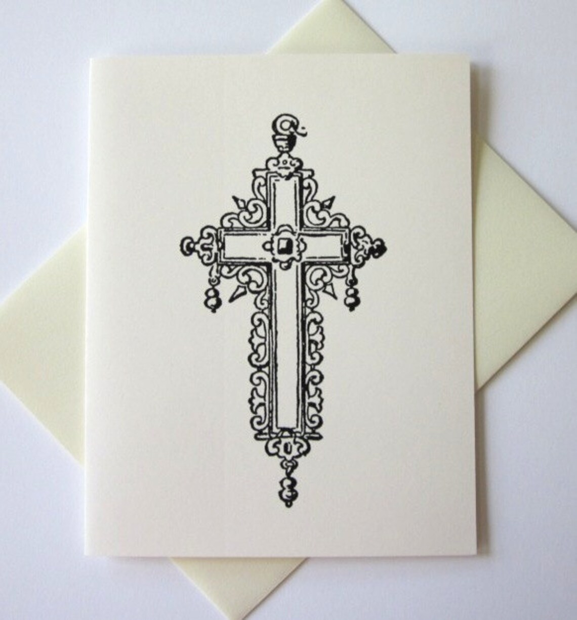 Cross Note Cards Stationery Set of 10 Cards With Matching | Etsy