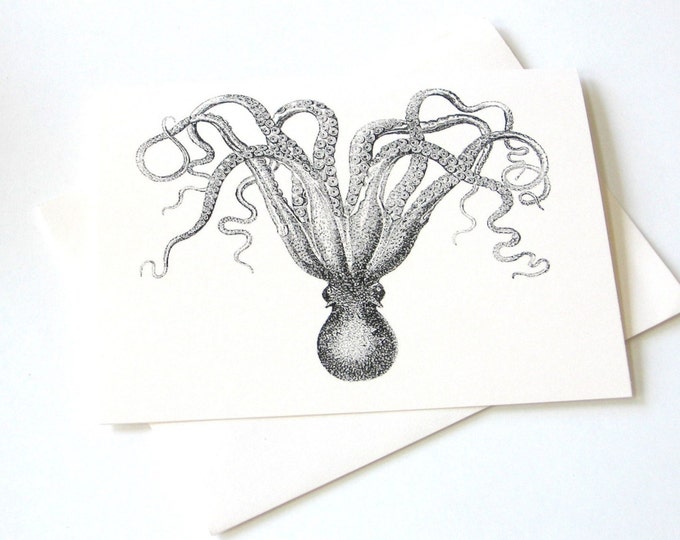 Whale Note Cards Stationery Set of 10 Cards With Matching - Etsy