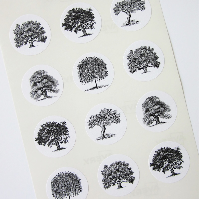 Tree Stickers - Etsy