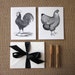 Chicken Note Cards Set of 10 With Matching Envelopes - Etsy