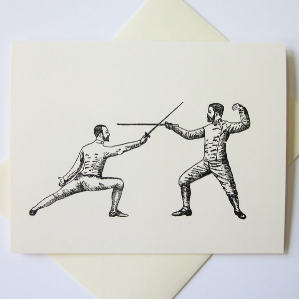 Fencing Cards - Etsy