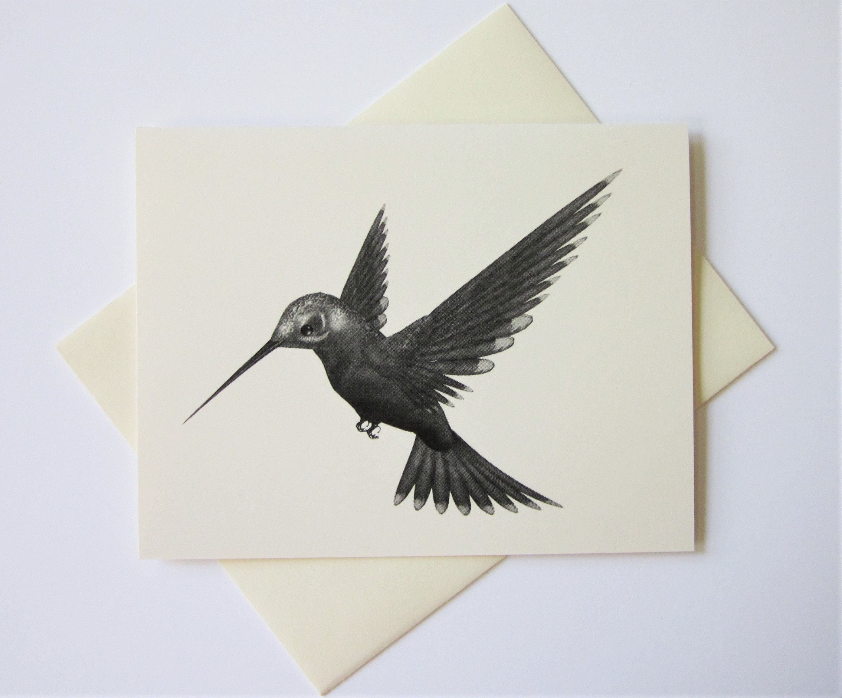 Hummingbird Note Cards Set of 10 with Matching Envelopes | Etsy