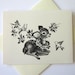 Baby Deer Fawn Note Cards Stationery Set of 10 Cards in White or Light ...