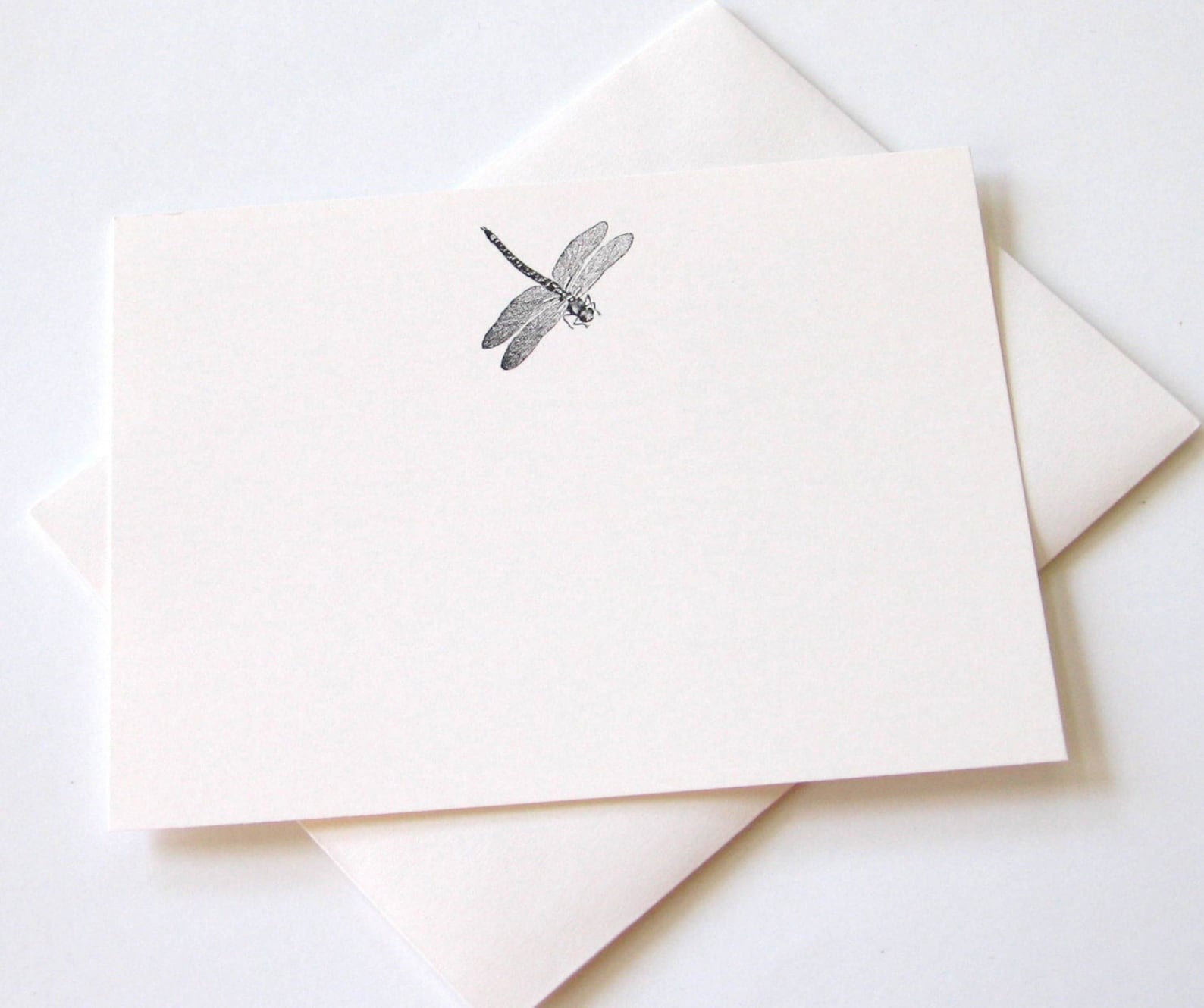 Dragonfly Note Cards Set of 12 With Matching Envelopes - Etsy