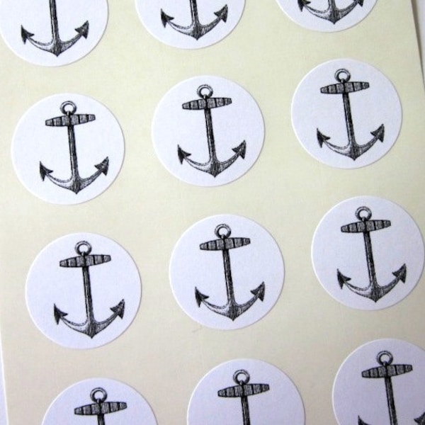 Anchor Sticker - Etsy