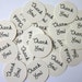 Thank You Tags Round Gift Tags Set of 10 - Etsy