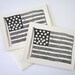 American Flag Note Cards Stationery Set of 10 Cards With Matching ...