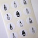 Vintage Perfume Bottle Stickers One Inch Round Seals - Etsy
