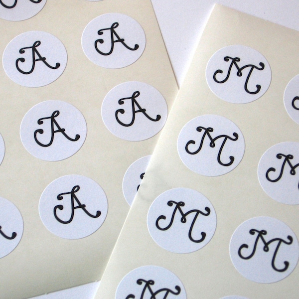 One Letter Monogram - Etsy
