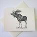 Moose Note Cards Stationery Set of 10 Cards With Matching Envelopes - Etsy