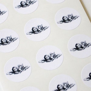 Cherub Angel Stickers One Inch Round Seals - Etsy