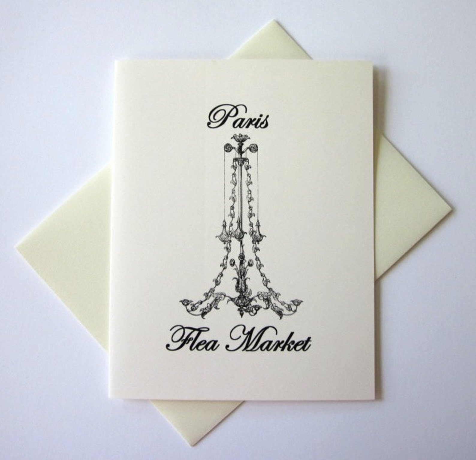 Chandelier Paris Flea Market Tags Round Paper Gift Tags Set of 10 - Etsy