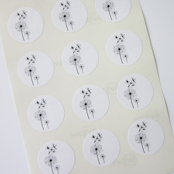 Dandelion Stickers - Etsy