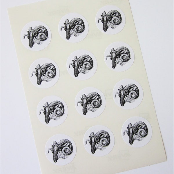 Ram Head Stickers - Etsy