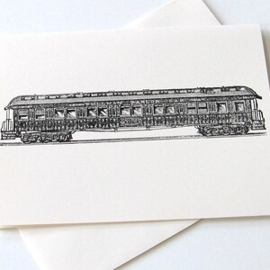 Vintage Train Notecards - Set of Ten - Etsy