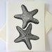 Starfish Note Card Set of 10 in White or Light Ivory With - Etsy