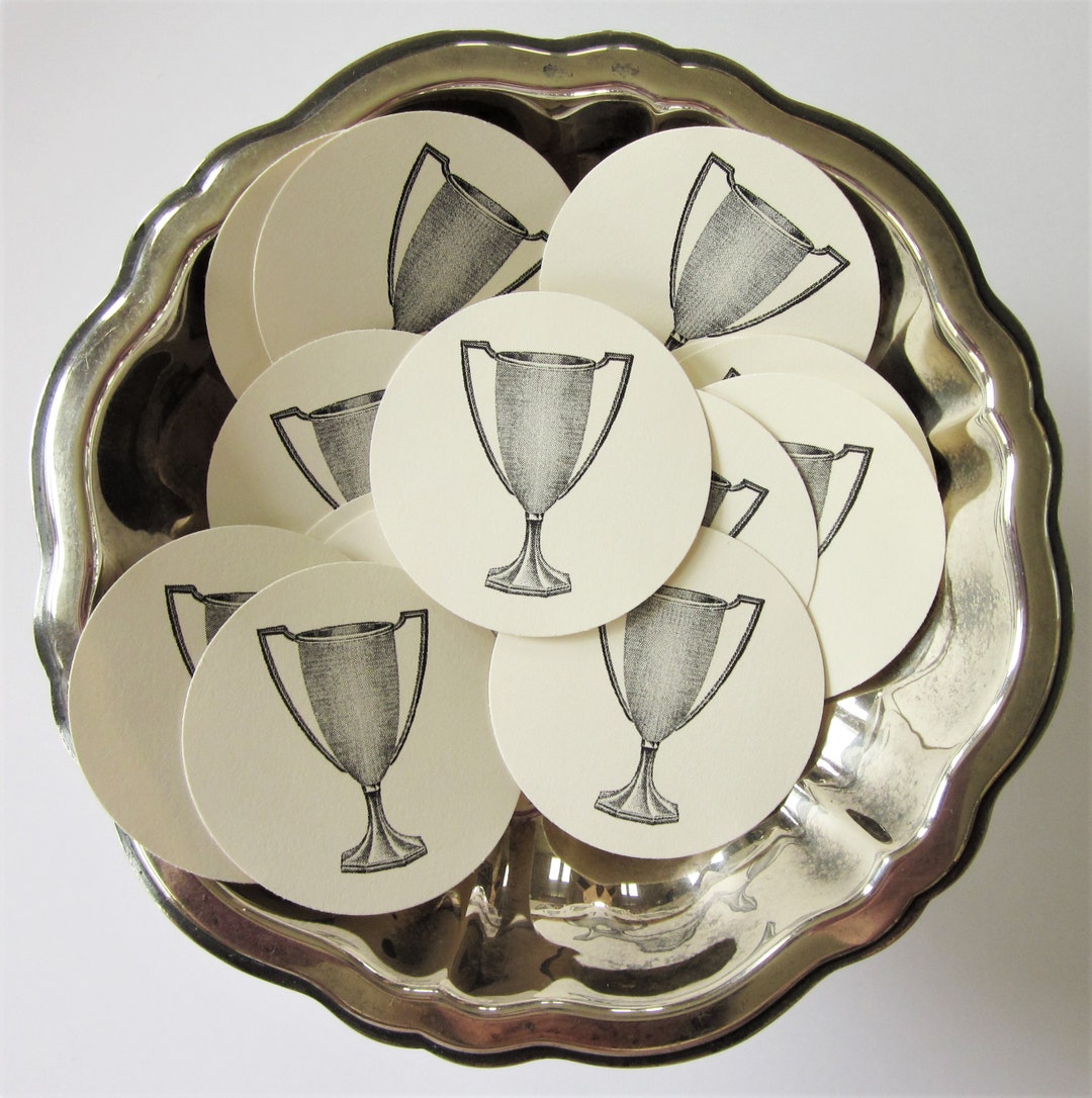 Trophy Tags Round Gift Tags Set of 10 - Etsy