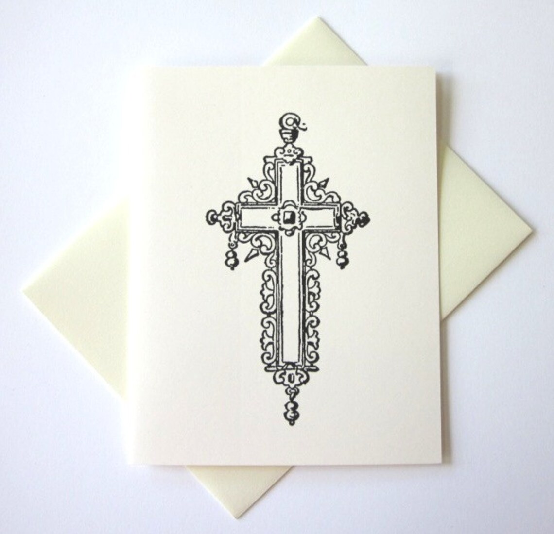 Cross Note Cards Stationery Set of 10 Cards With Matching | Etsy