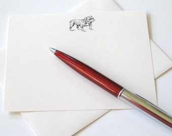 Black Labrador Retriever Dog Note Cards Stationery Set of 10 - Etsy