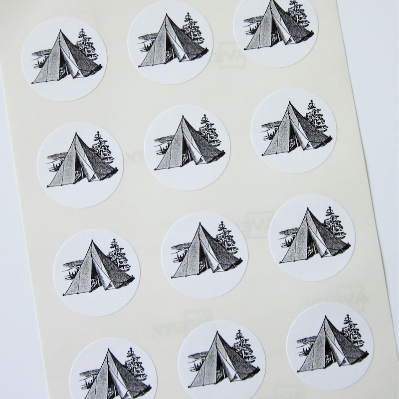 Tent Sticker - Etsy