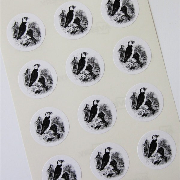 Puffin Stickers - Etsy