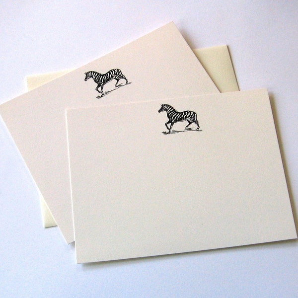 Zebra Cards - Etsy