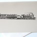 Train Note Cards Stationery Set of 4 Cards in White or Light Ivory With ...