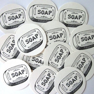 Soap Tags Round Gift Tags Set of 10 - Etsy