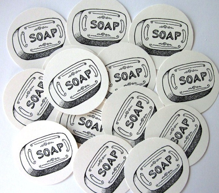 Soap Tags Round Gift Tags Set of 10 - Etsy