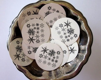 Snowflake Gift Tags | Etsy